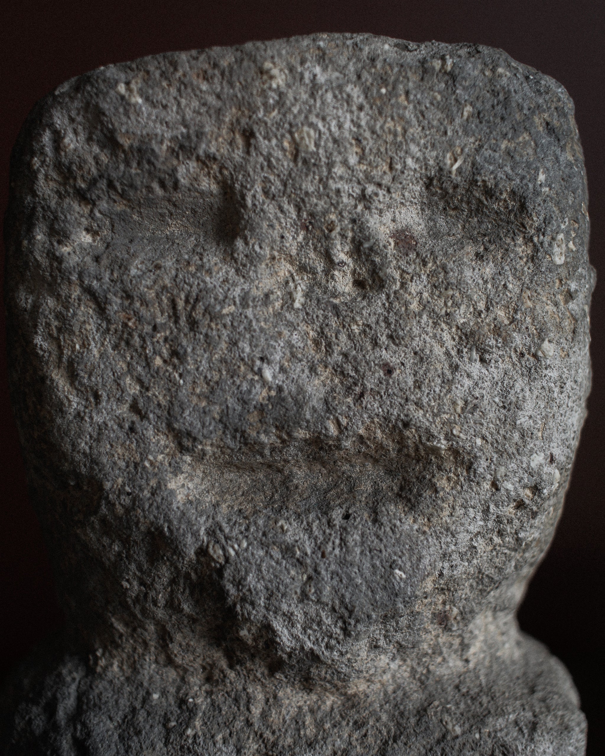 Gaulish Stone Idol Head on Stand – gallery elder