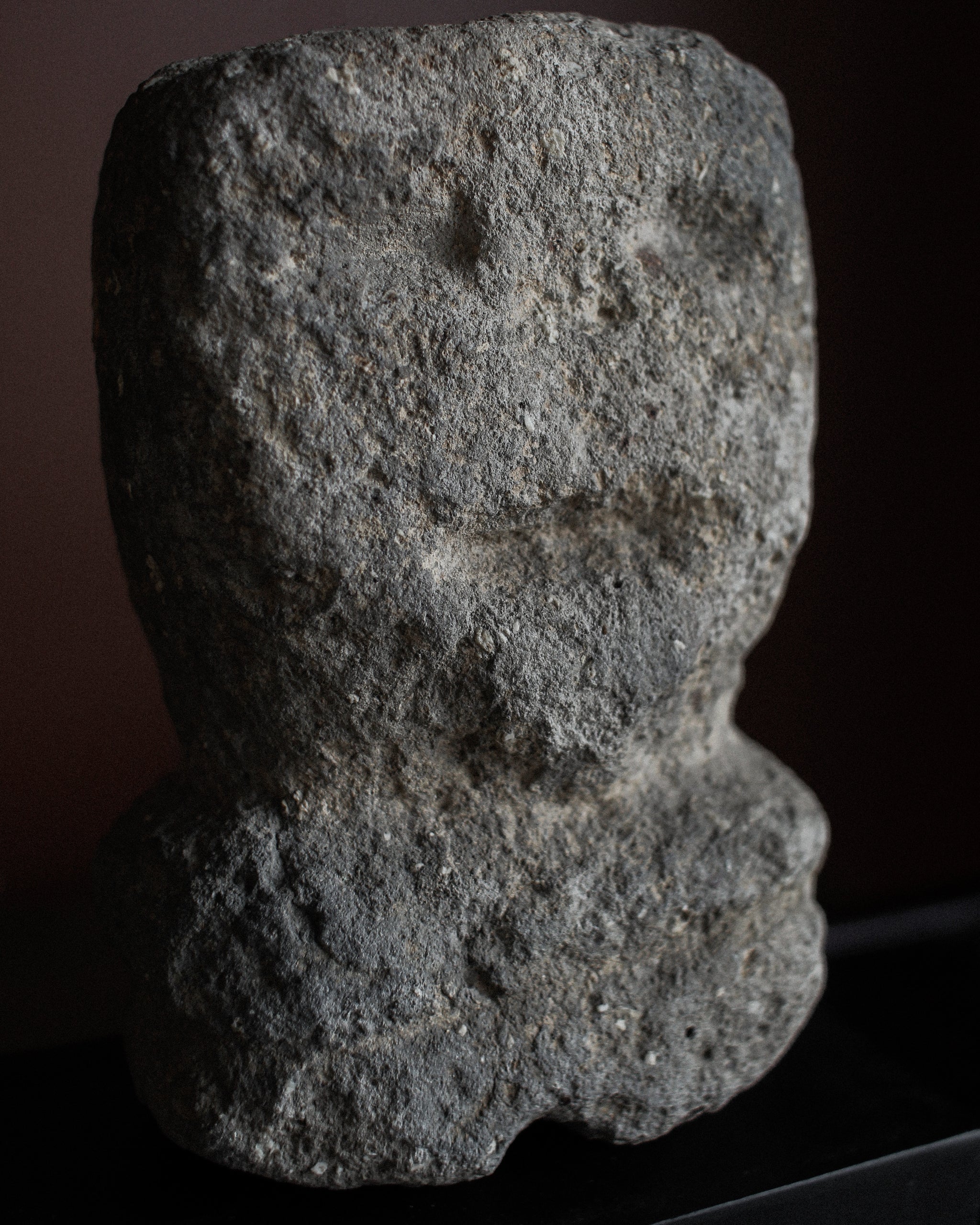 Gaulish Stone Idol Head on Stand – gallery elder